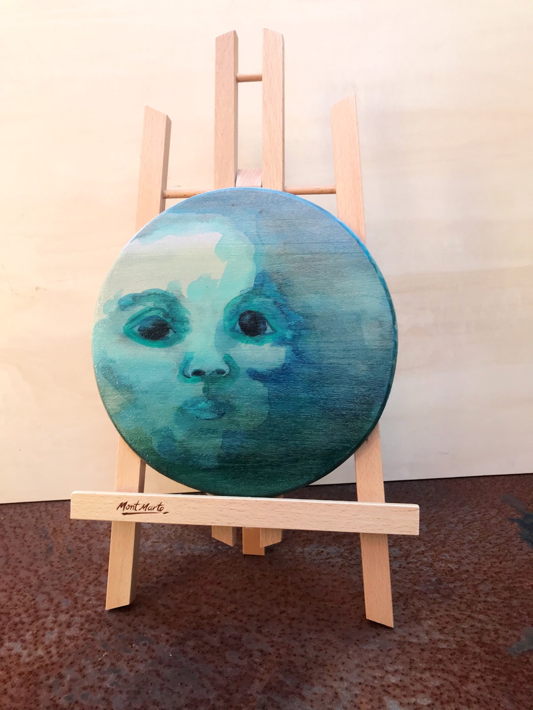 Baby Blue Moon Atmospheric Washes of Blue Colours Bringing to Life Baby ...