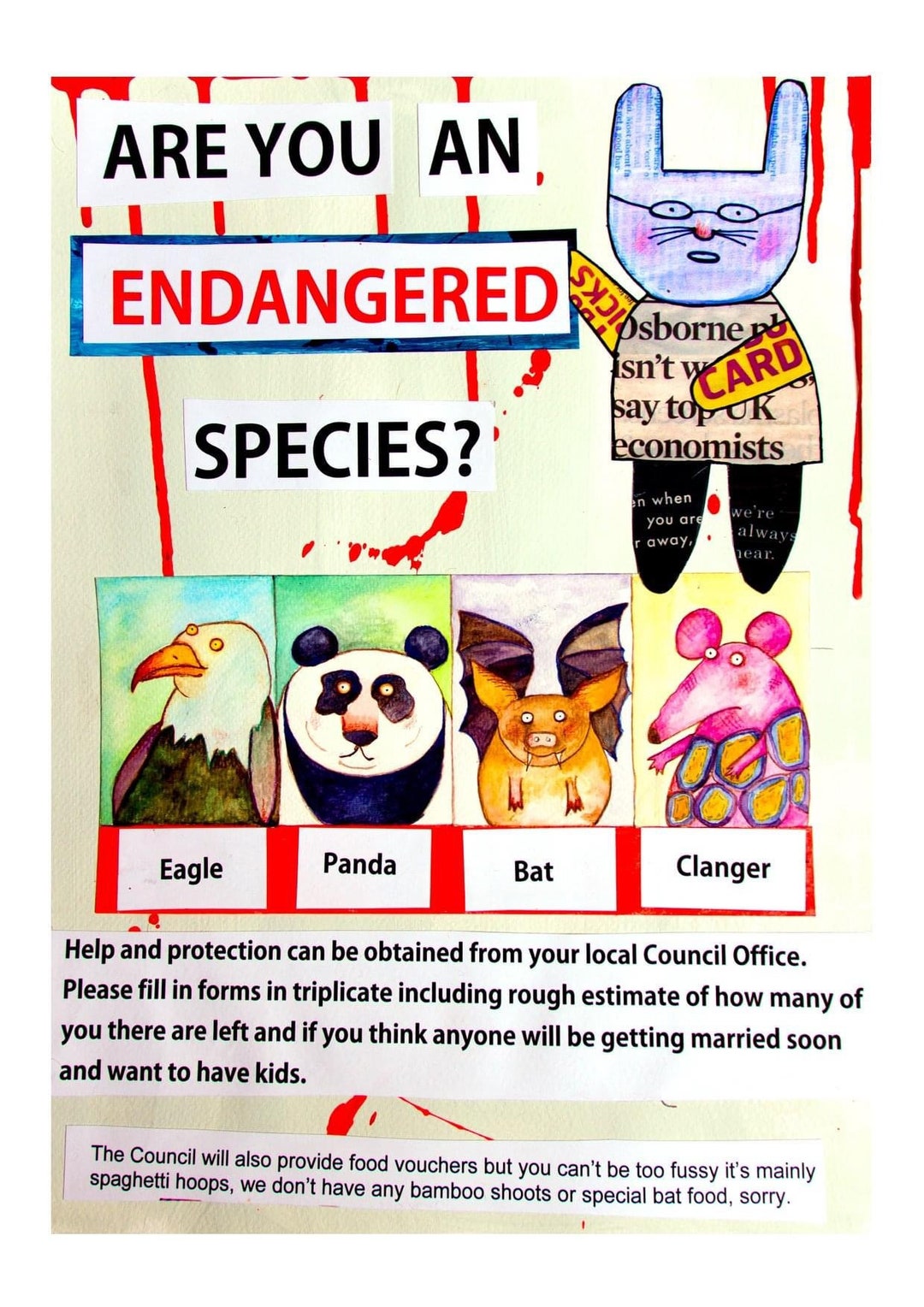 Endangered Species Card - Etsy