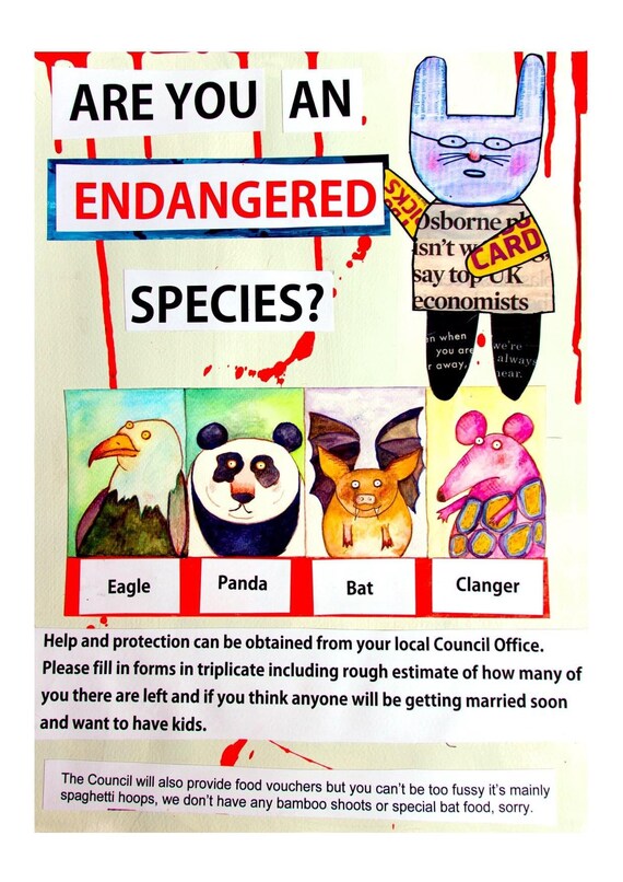 Endangered Species Card | Etsy
