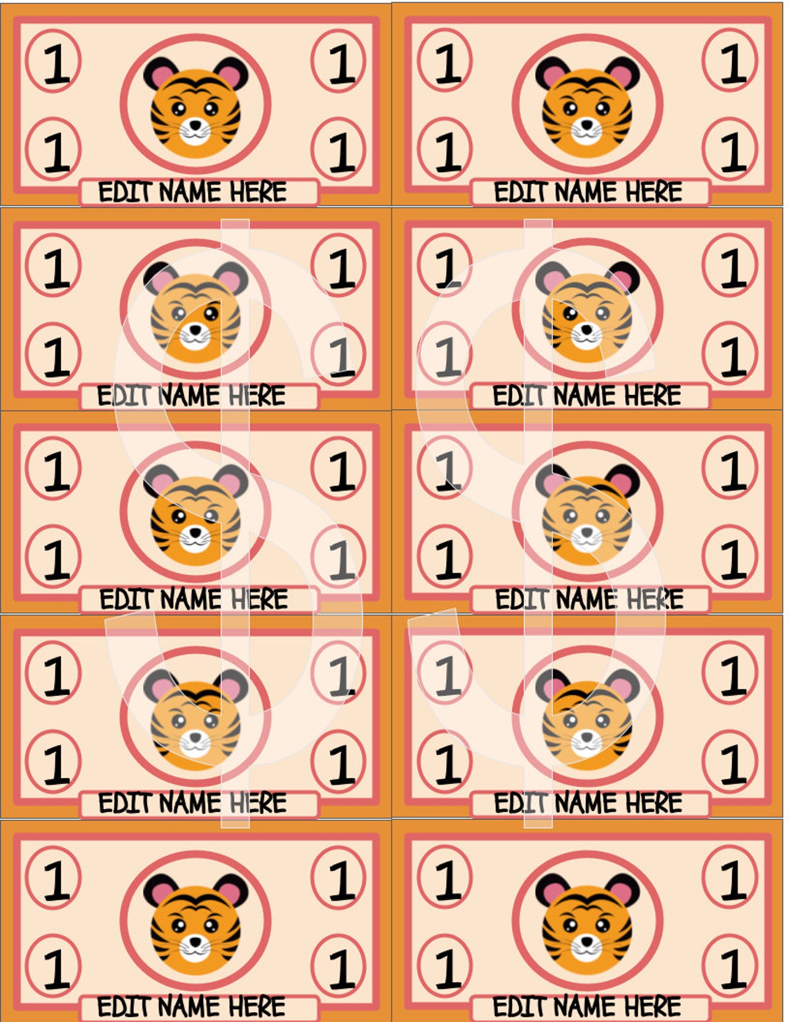 Editable Play Money-classroom Management-homeschool-funny - Etsy