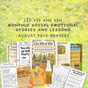 Bravery & Feelings Printable Pack for Kids | SEL Activity for First Day ...