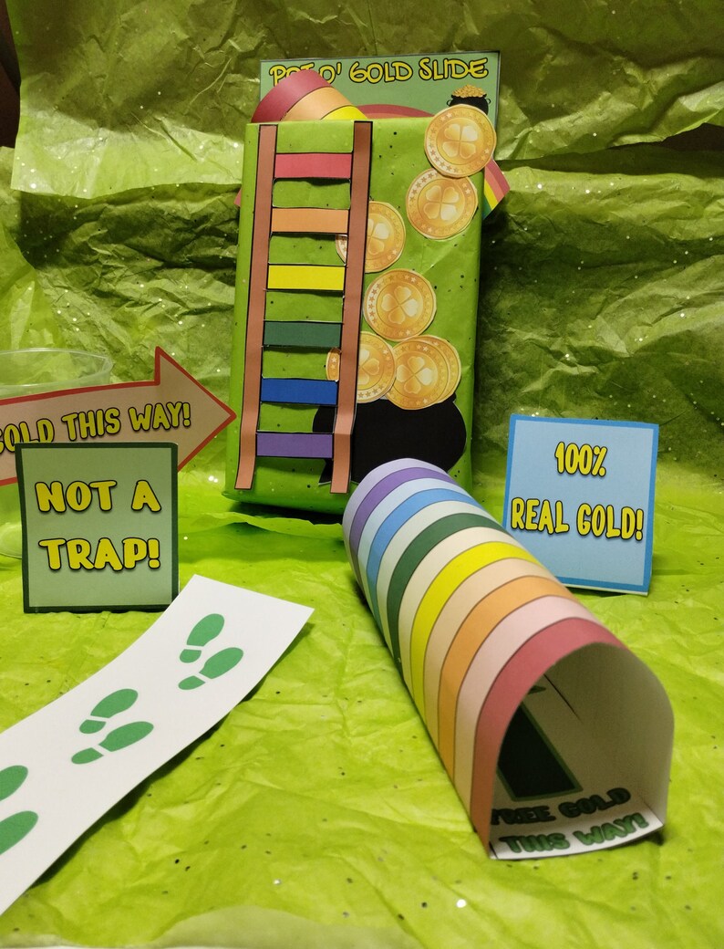 Catch a Leprechaun Printable Kit Leprechaun Trap Kit St. - Etsy