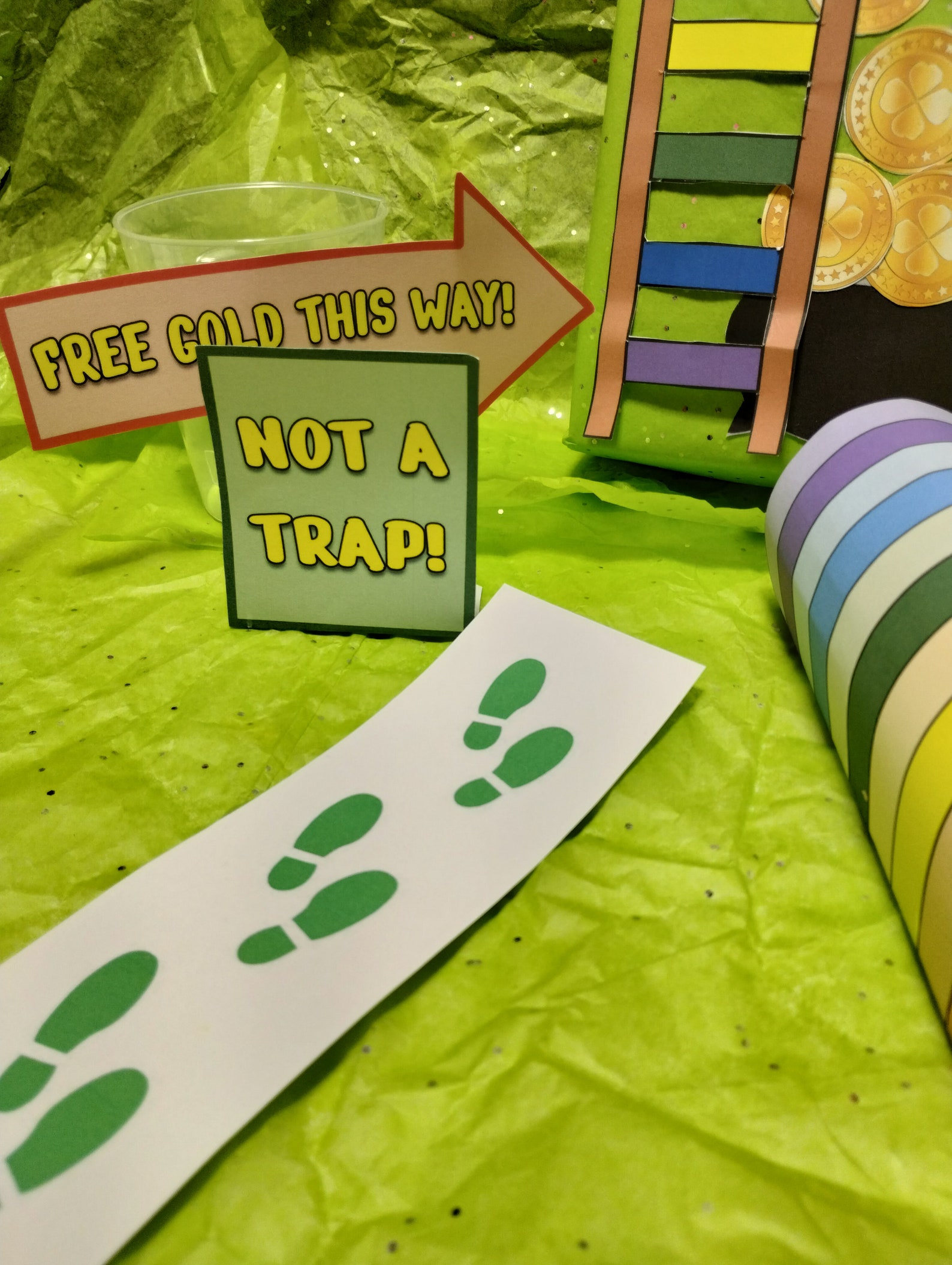 Catch a Leprechaun Printable Kit Leprechaun Trap Kit St. - Etsy