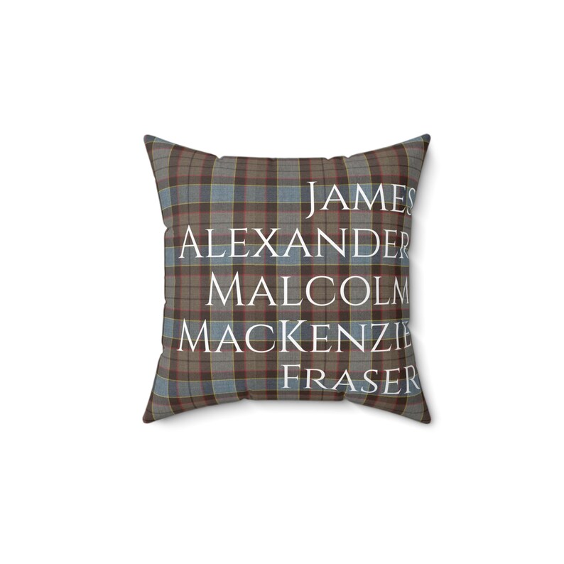 Outlander Inspired , Jamie Fraser, Sassenach Square Pillow - Etsy