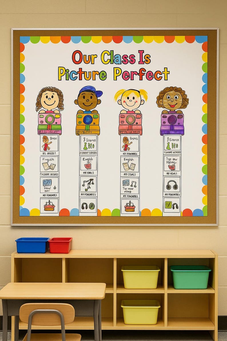 Back to School Bulletin Board Kit, Picture Perfect Bulletin Board, All ...