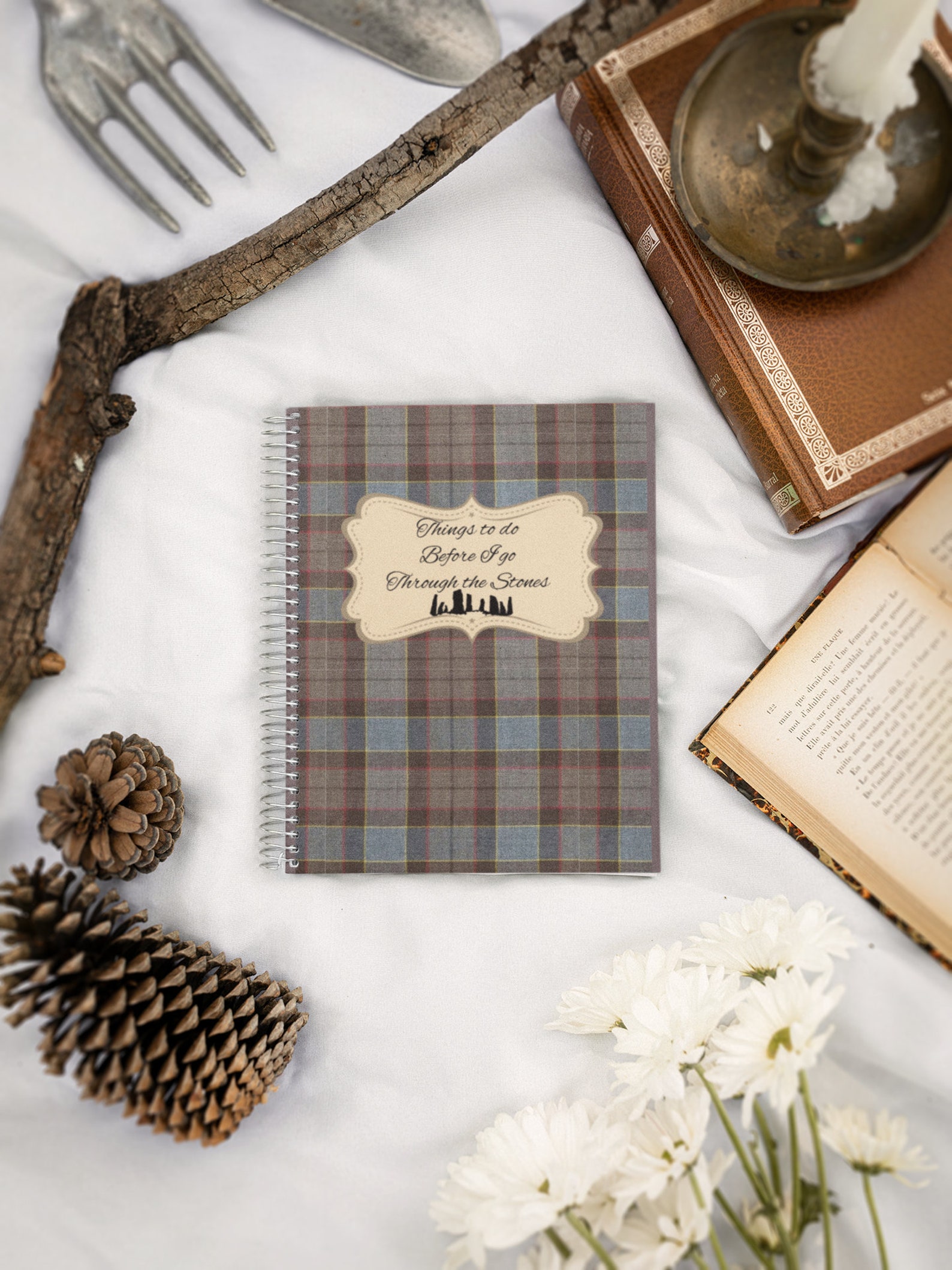 Outlander Inspired Spiral Notebook - Ruled Line - Etsy