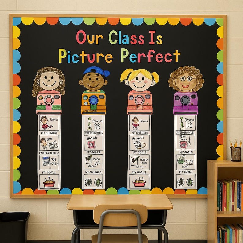Back to School Bulletin Board Kit, Picture Perfect Bulletin Board, All ...