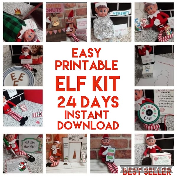 Elf on the Shelf Kit Printable - Etsy