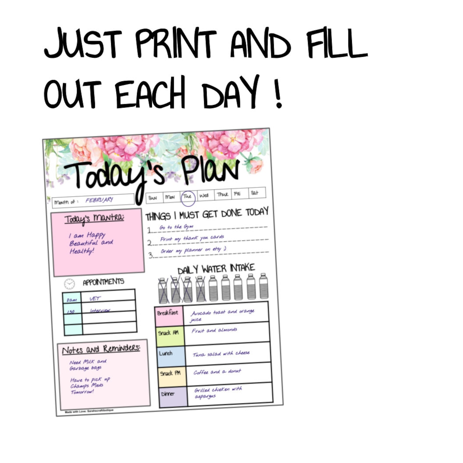 PRINTABLE MOM PLANNER | Etsy