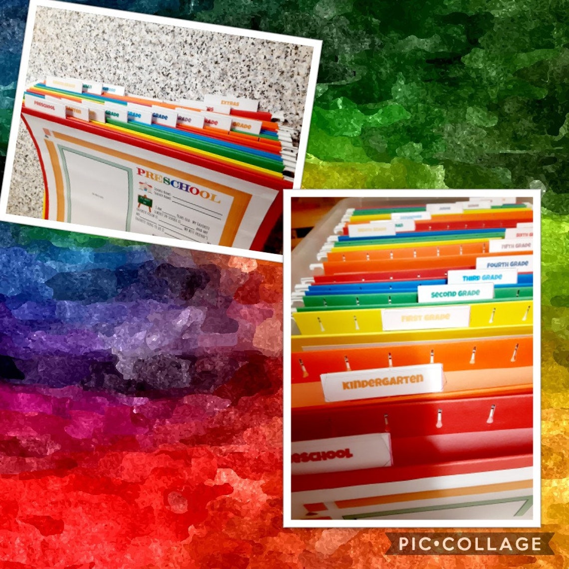 School Memory Box Kitprintable Diy School Memories Art - Etsy