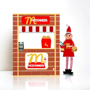 Elf Prop-fast Food-printable-burger Shop - Etsy
