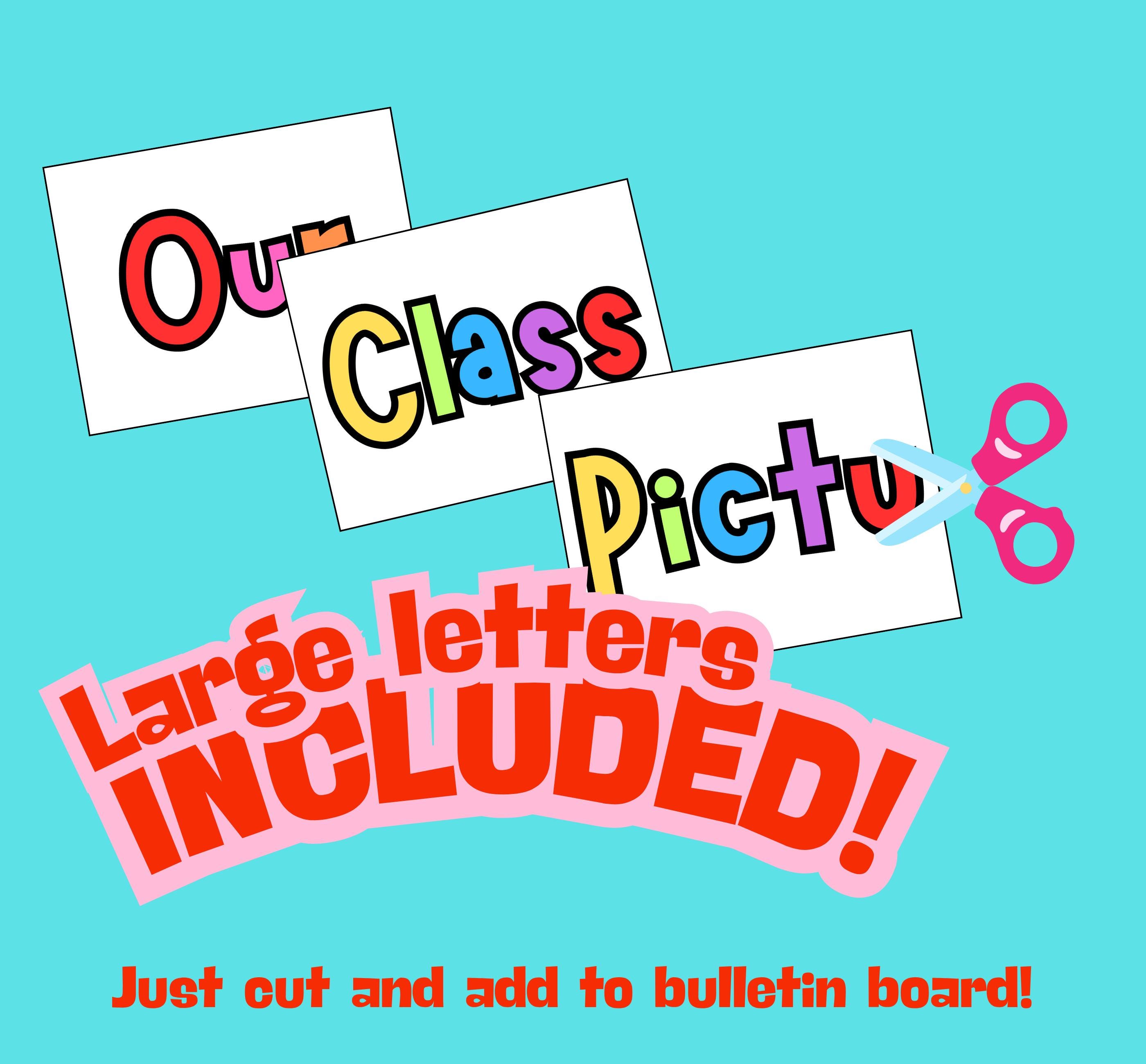Back to School Bulletin Board Kit, Picture Perfect Bulletin Board, All ...