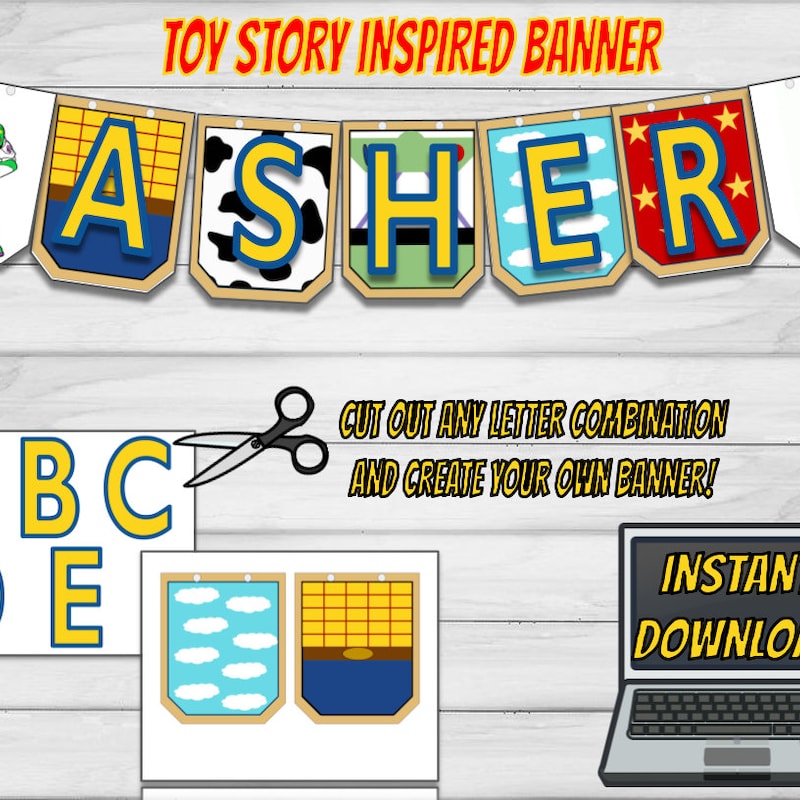 Toy Story Banner - Etsy