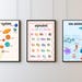 Playful Educational Posters for Toddlers/kids - Etsy