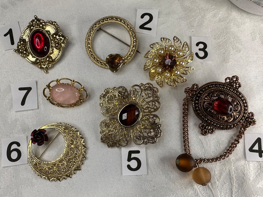 Assorted Vintage Brooches. Each Sold Separately. - Etsy
