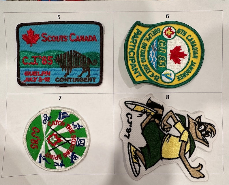 Canadian Jamboree Badges: Vintage Badges- Fundraiser to Support 1st ...