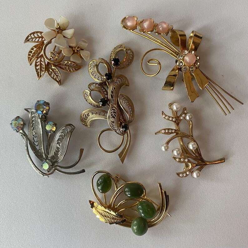 Assorted Vintage Brooches. Each Sold Separately. - Etsy