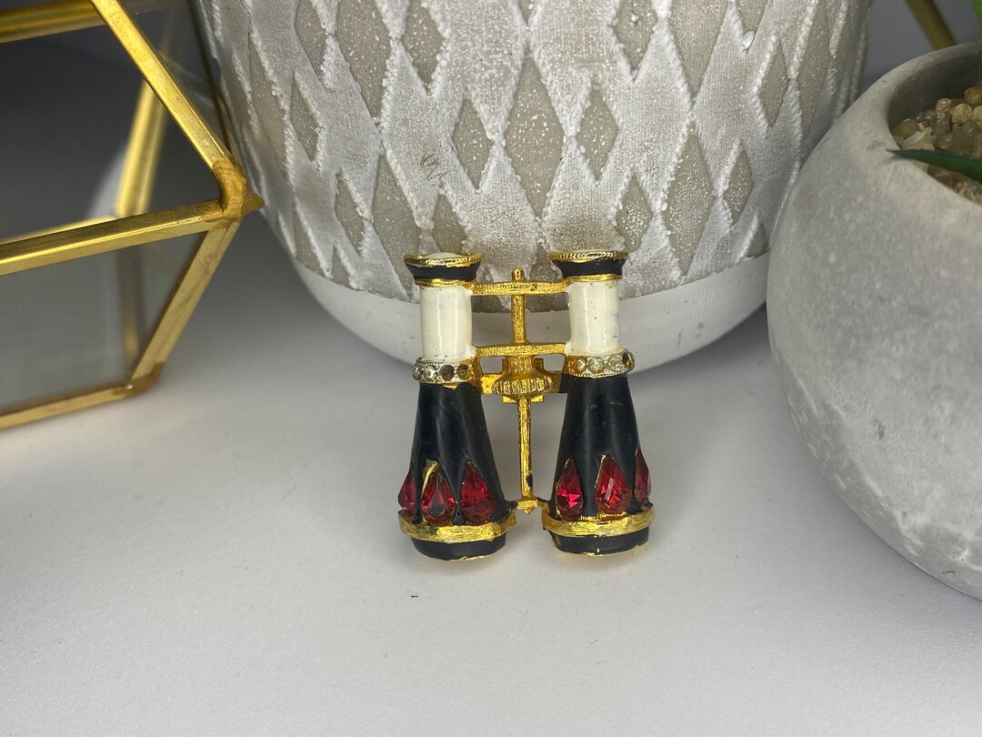 My Fair Lady Vintage Opera Glasses Brooch BSK - Etsy