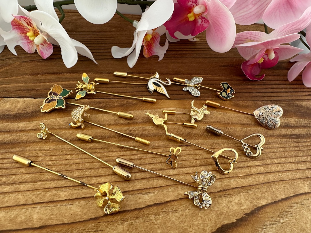 Assorted Vintage Stick Pins. Each Sold Separately. - Etsy