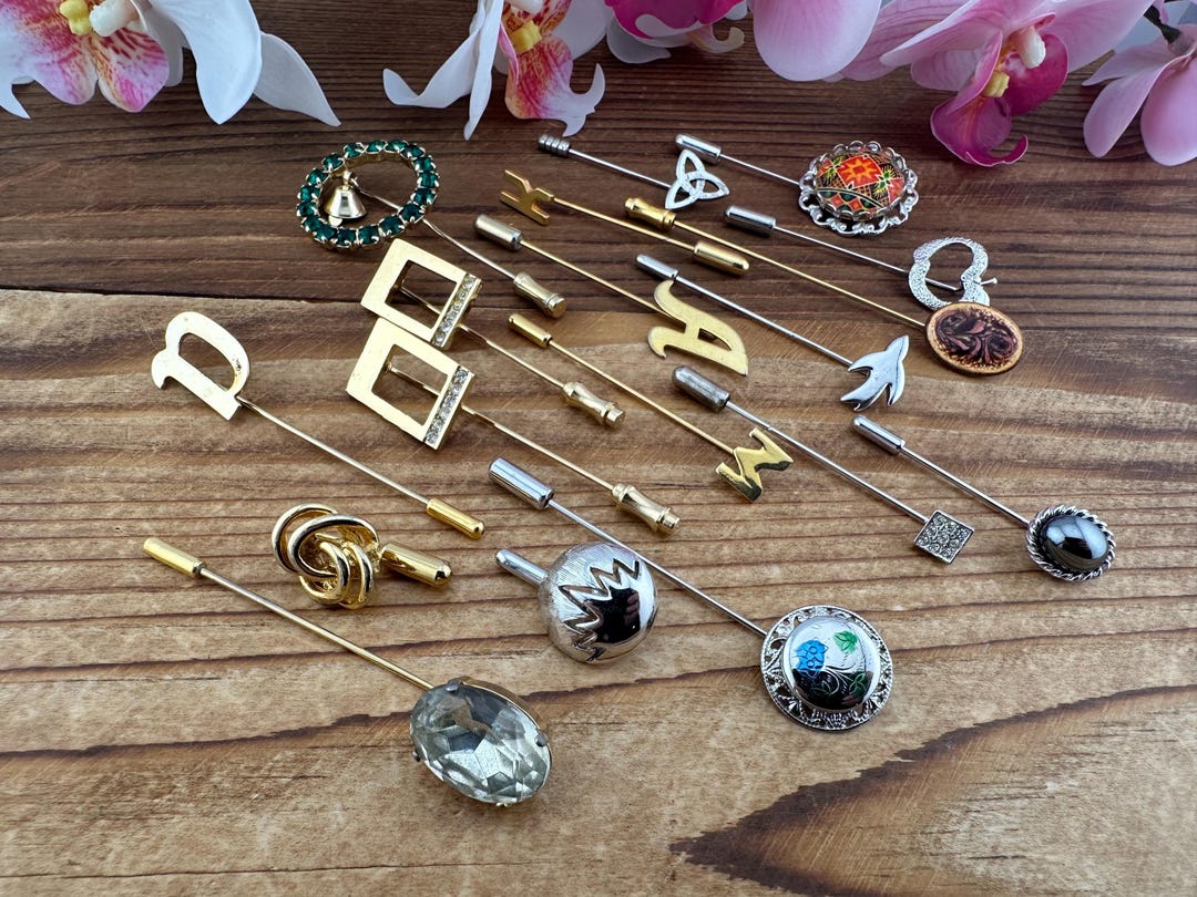 Assorted Vintage Stick Pins. Each Sold Separately. - Etsy
