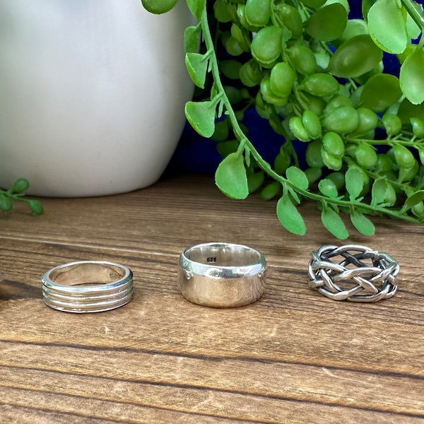 Vintage Sterling Silver Ring - Etsy