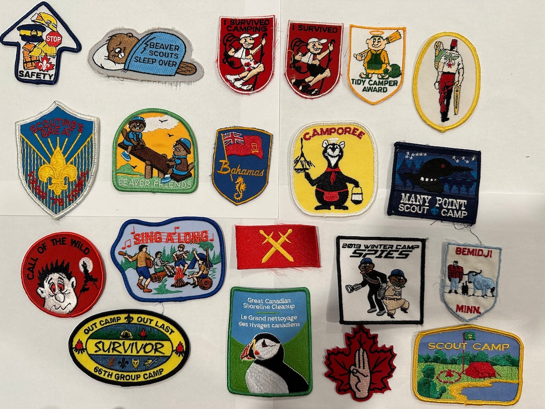 Vintage Badges- Fundraiser to Support 1st Crestview Scout Group - Etsy