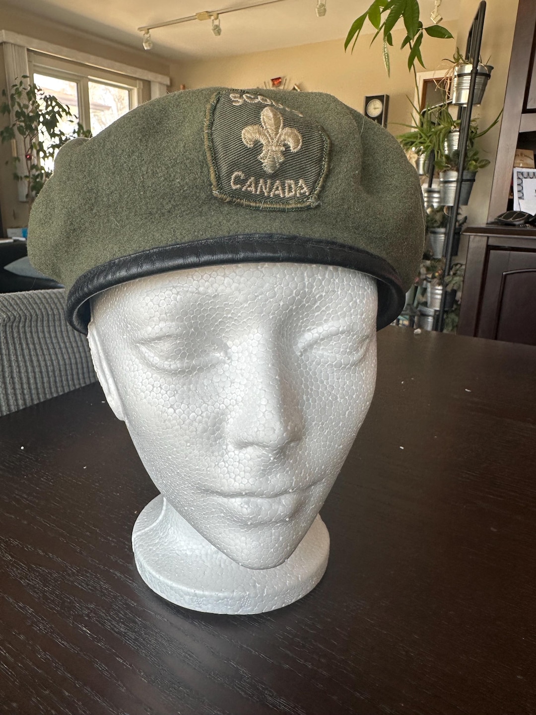 Vintage Canada Scouts Beret Venture Section - Etsy