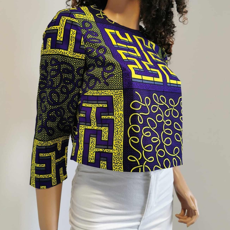 Ankara Top for Women - Etsy UK