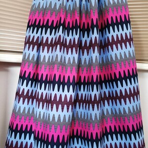 ATHENA African Print Full Length / Maxi Skirt 100 % Wax Cotton Handmade ...