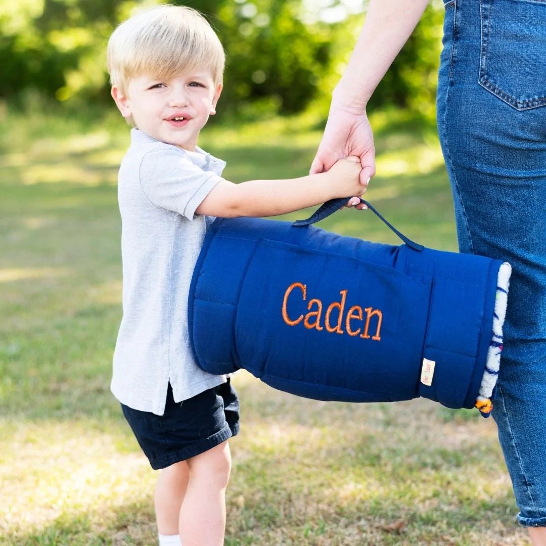 Personalized Preschool Boys Nap Mat, Bugs Insects Toddler Blanket ...