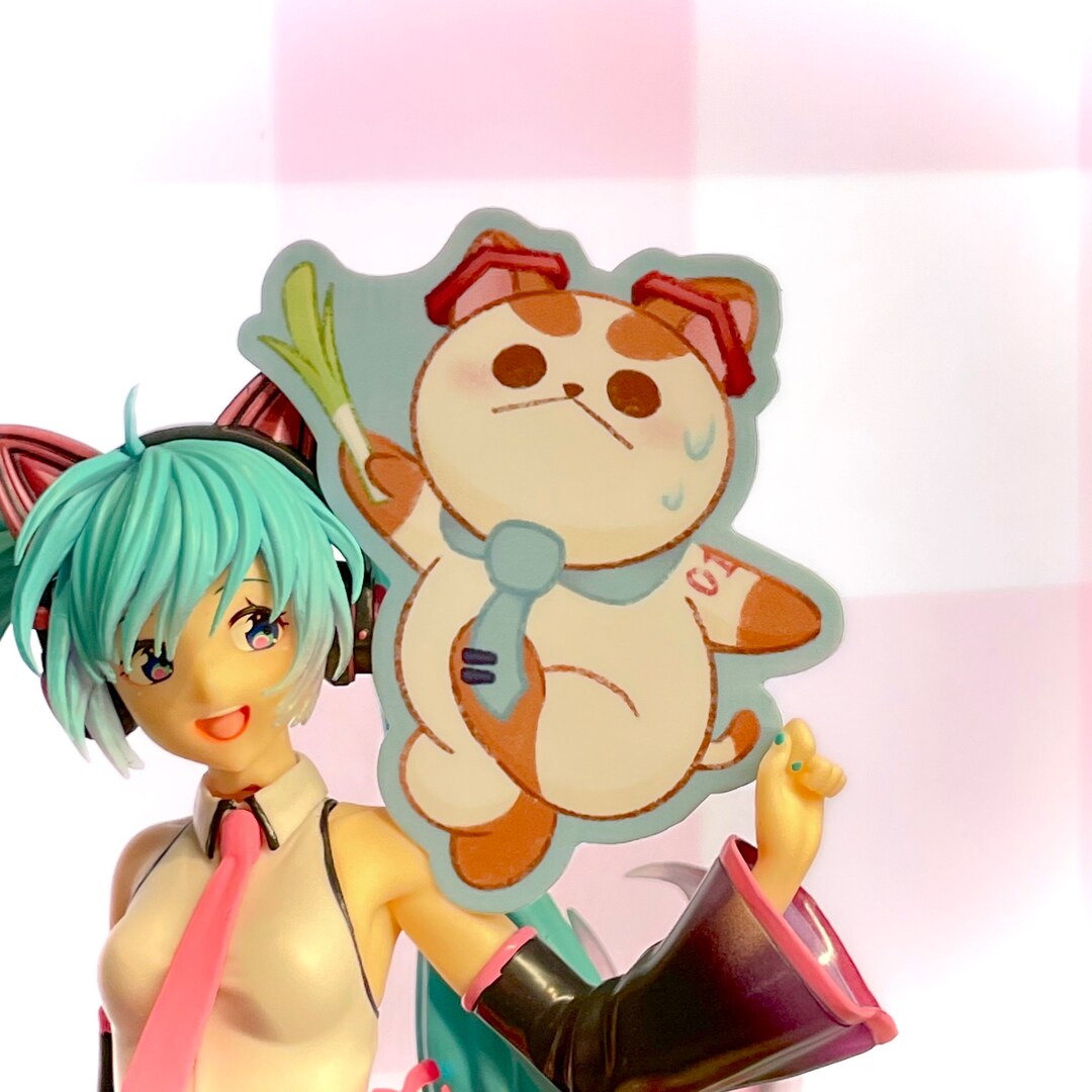 Vocaloid Miku X Puppycat Cosplay Sticker - Etsy
