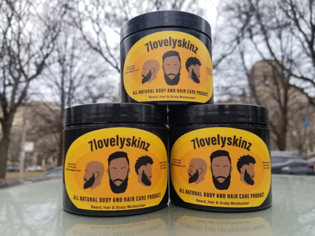 Beard Balm Moisturizer, All Natural Oils and Butters, Beard Growth ...