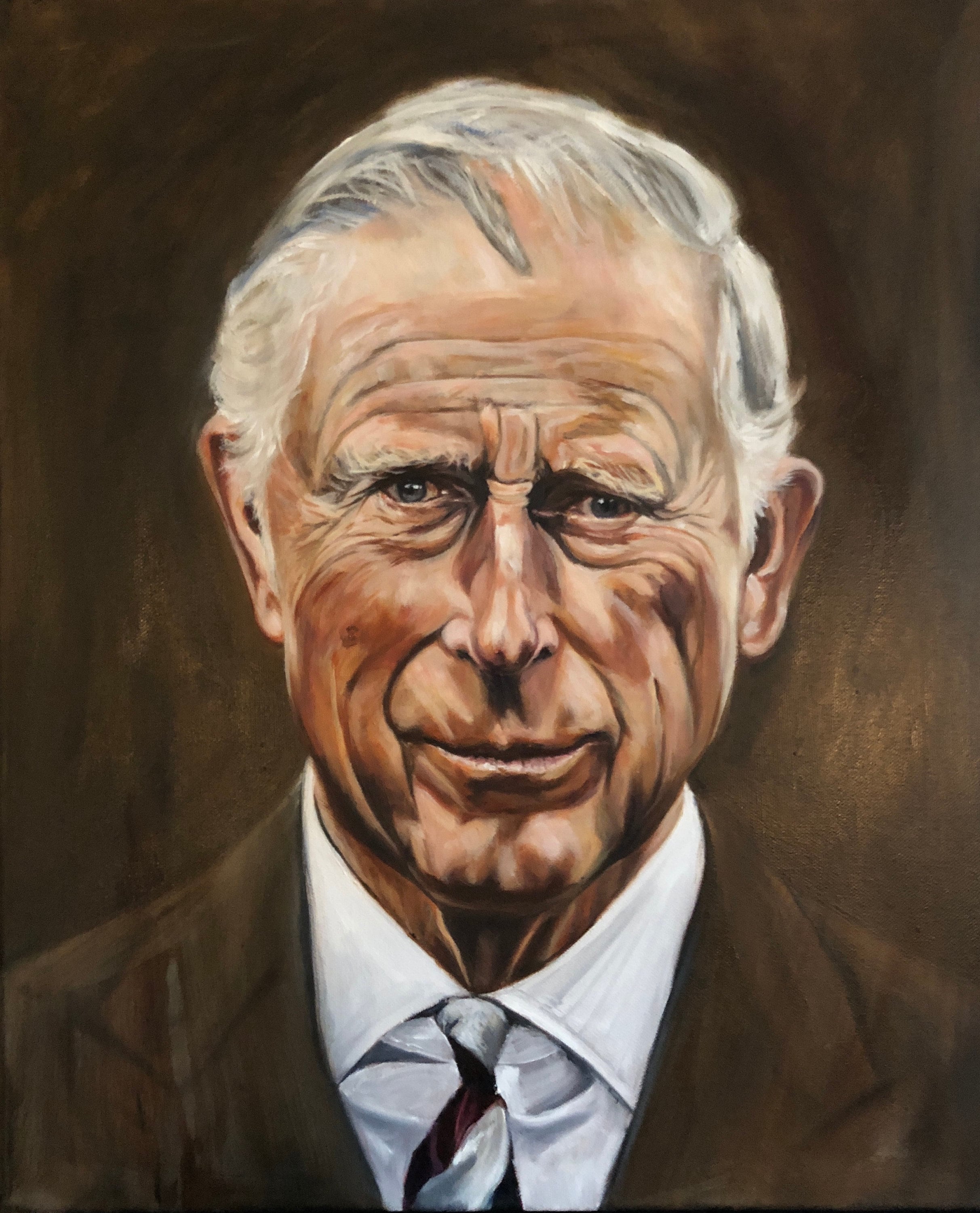 King Charles III | Original Oil Painting - Etsy UK