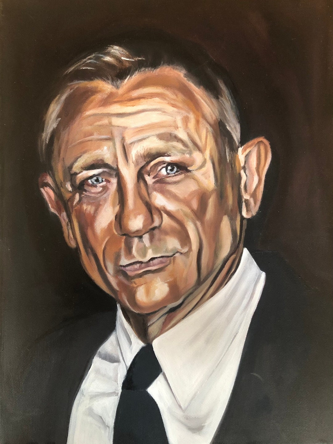Daniel Craig | Original Oil Painting by James Gordon - Etsy