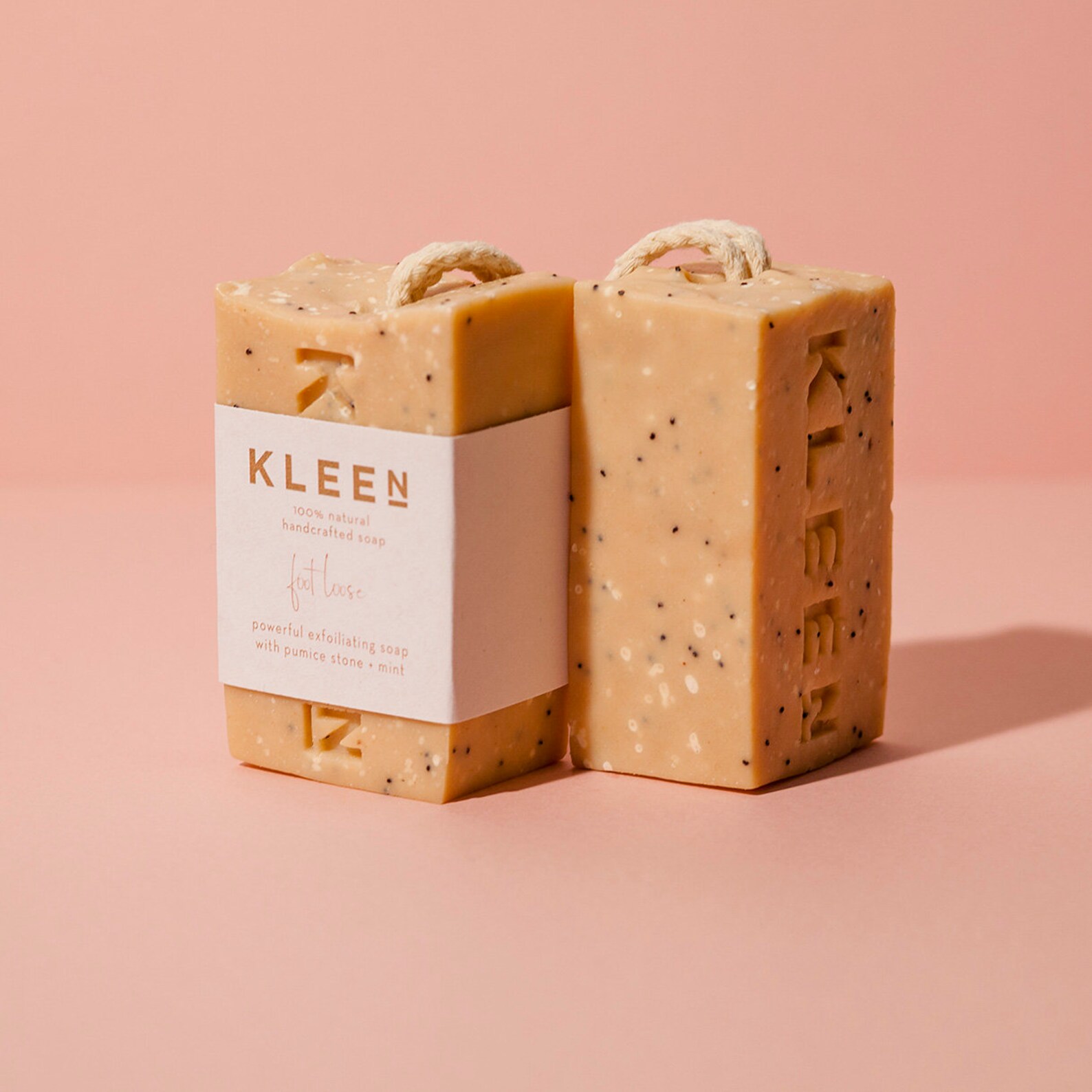 Exfoliating Pumice Soap on a Rope With Eucalyptus and | Etsy