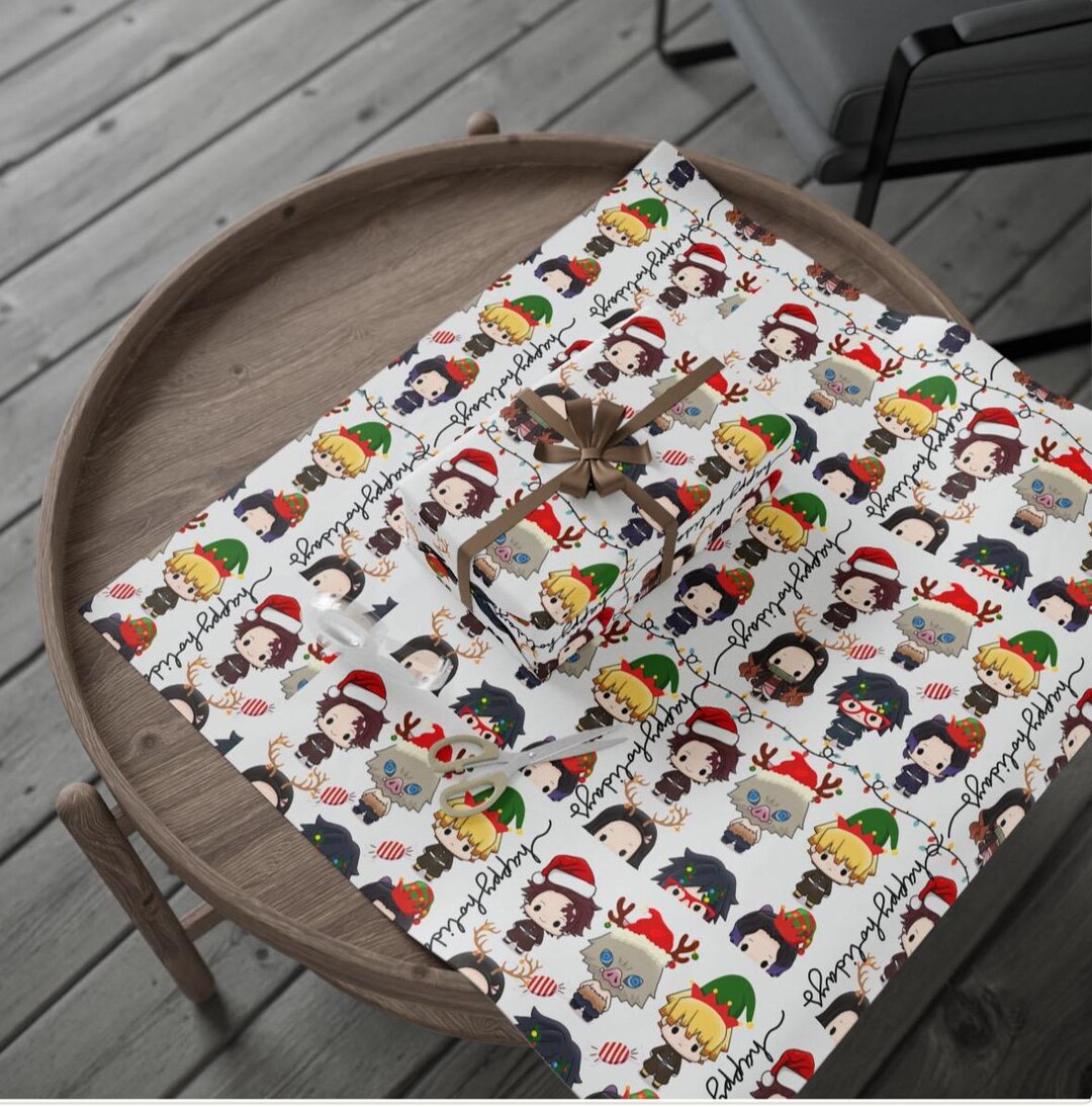 Demon Slayer Holiday Wrapping Papers - Etsy