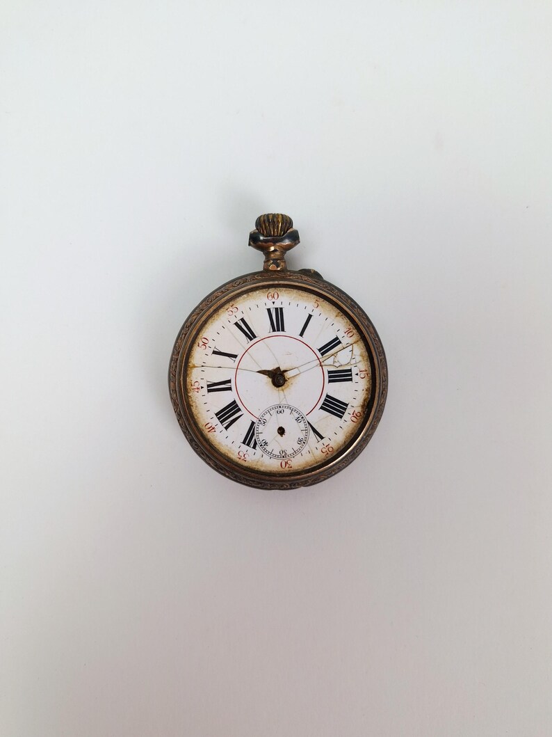 Antique Swiss Pocket Watch 1900 - 1910, Not Work - Etsy