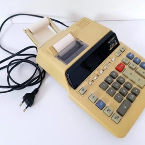 Vintage Electronic Calculator Sharp EL 2607R, Printing Desktop ...