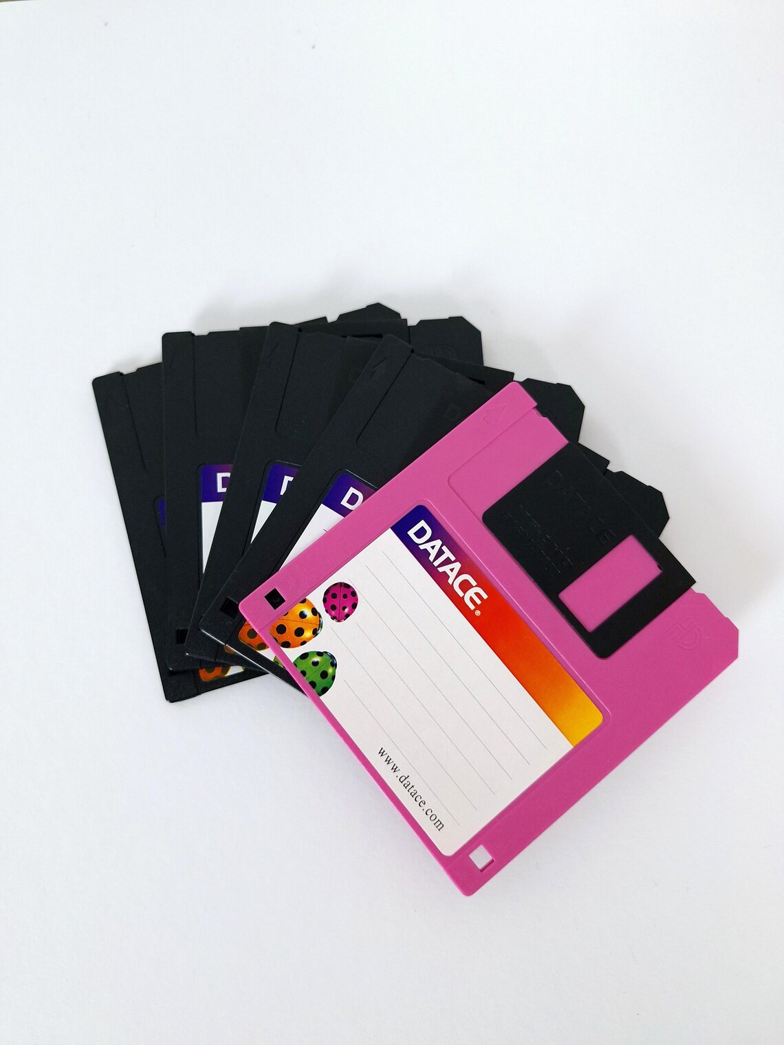 Vintage Floppy Discs 3.5" Mixed Colors Craft Grade NON FUNCTIONING ...