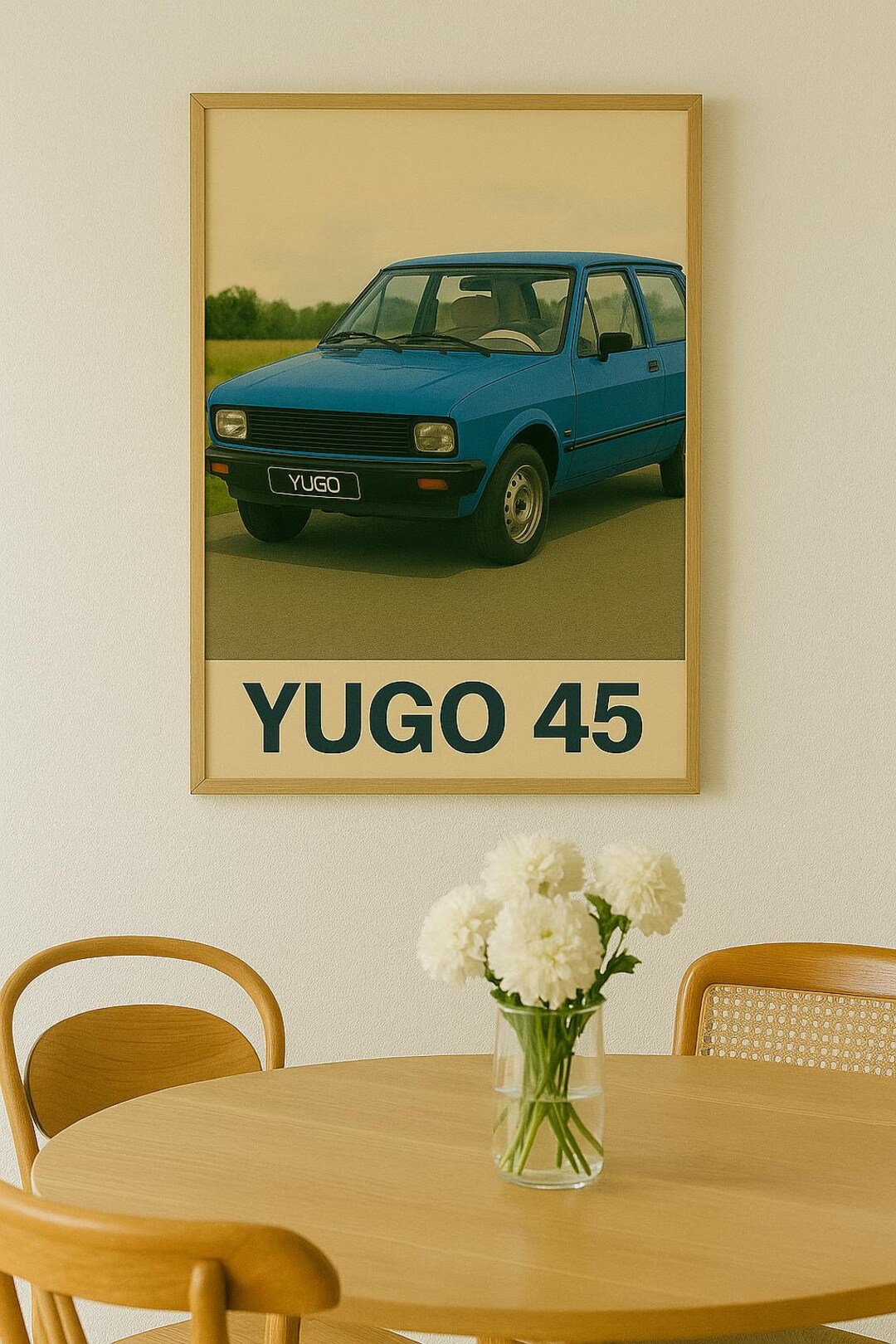 Yugo 45 Printable Poster / Retro Car Wall Art PDF Download / Vintage ...