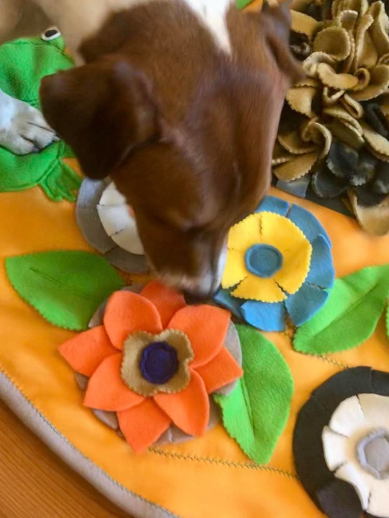 Interactive Dog and Cat Toys Handmade Pet Play Mat Snuffle Mat - Etsy