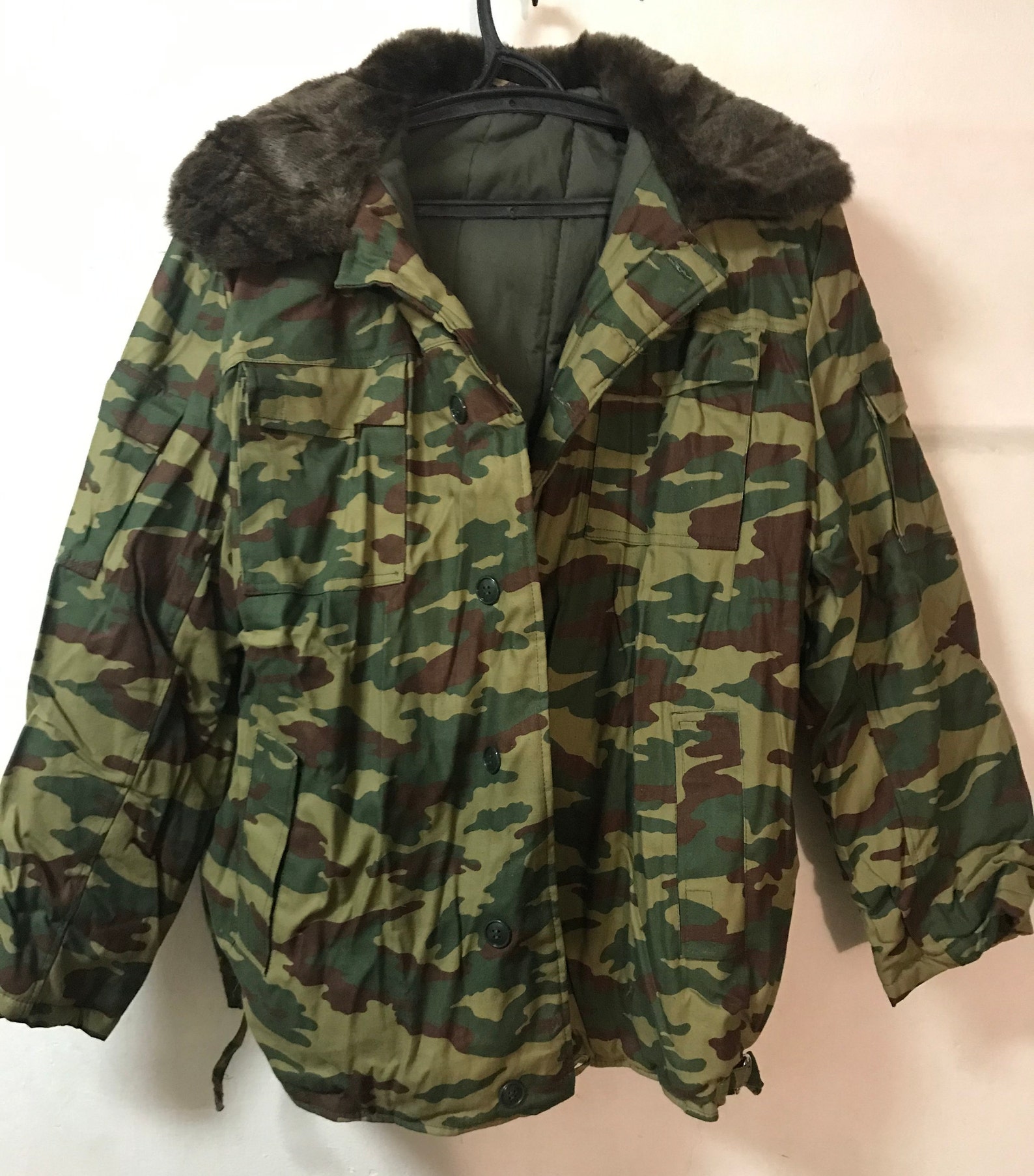 Russian Army Winter Jacket Hooded AFGHANKA insulated VSR-98 | Etsy