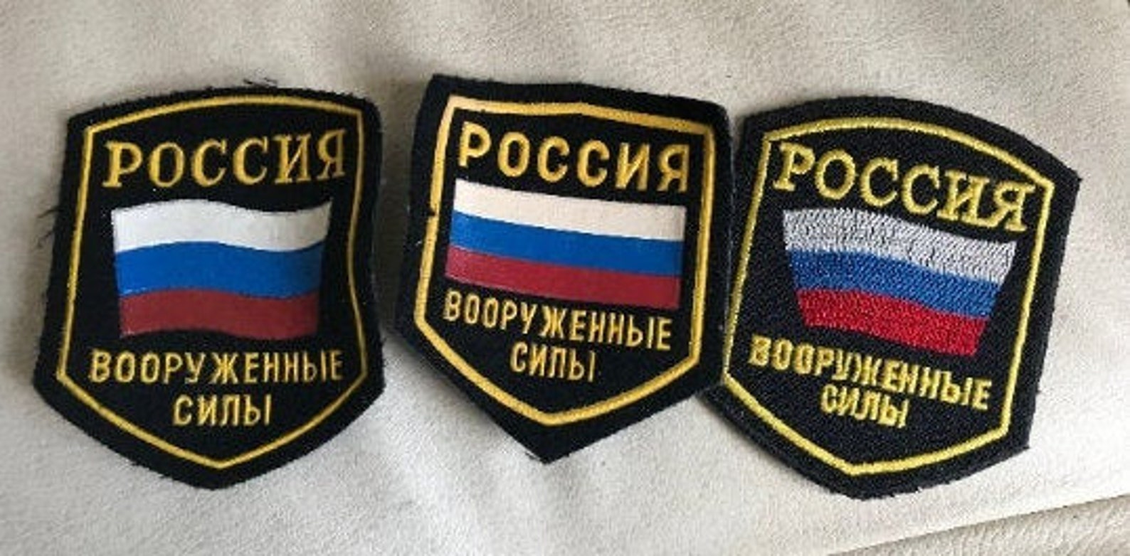 Vintage Russian Army Soldier 3 Sleeve Patches 3 Different | Etsy