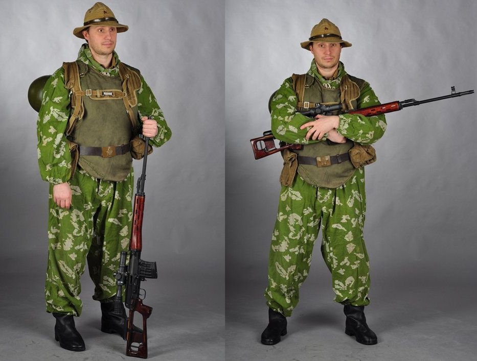 Russian Army KZM Sniper tactical Camo summer uniform Jacket | Etsy