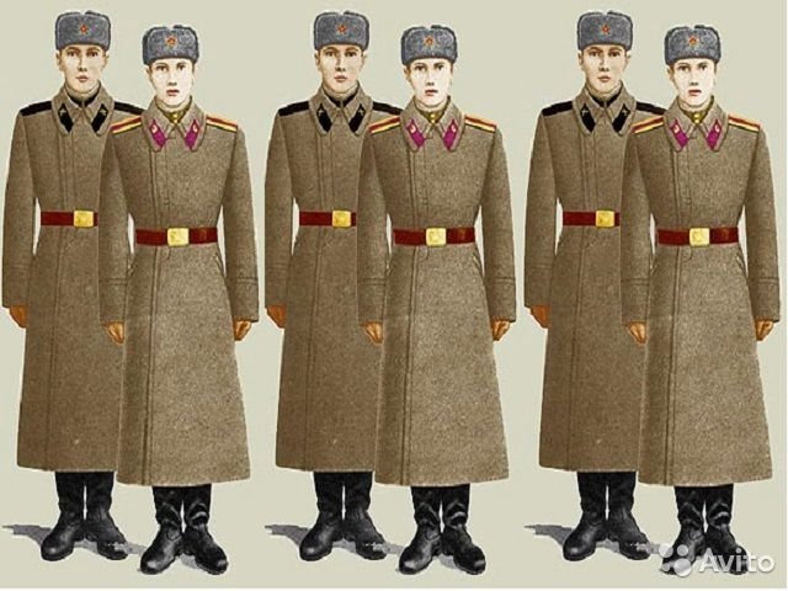 Russian Army Winter Soldier wool Long COAT SHINEL USSR grey | Etsy