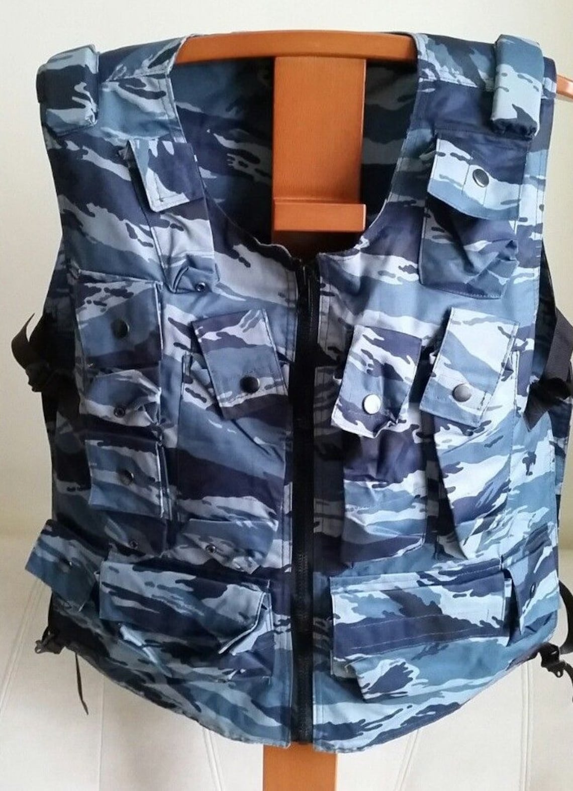 Original Russian Tactical Vest OMON Blue KAMYSH police | Etsy