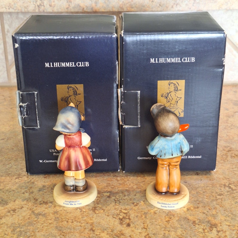 M.I. Hummel Club Exclusives 2 Figurines from Me to You HUM 629 1992/96 ...