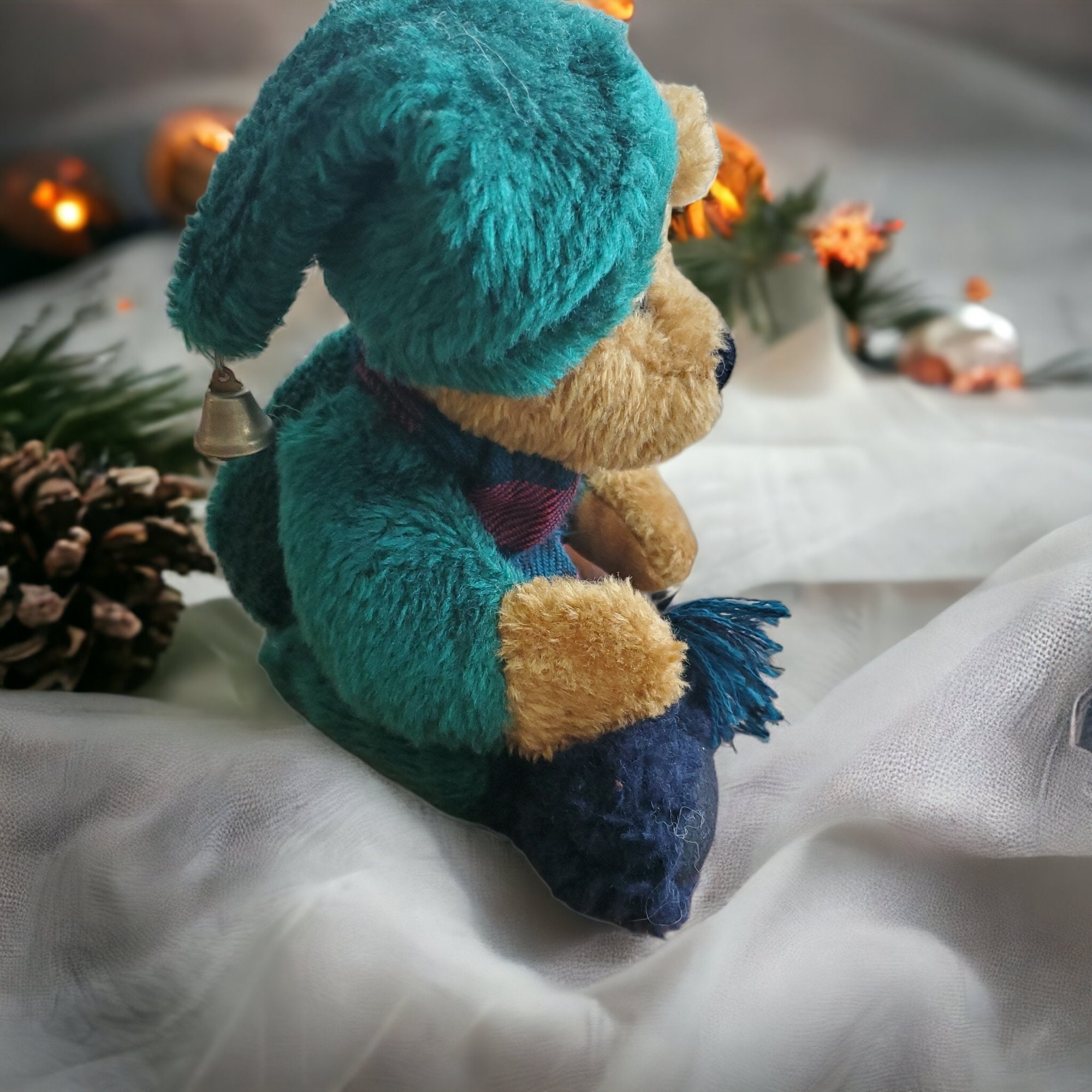 Boyds Bears Collection Emmett the Elf J.B. Bear Series 1990s 10.5 H ...