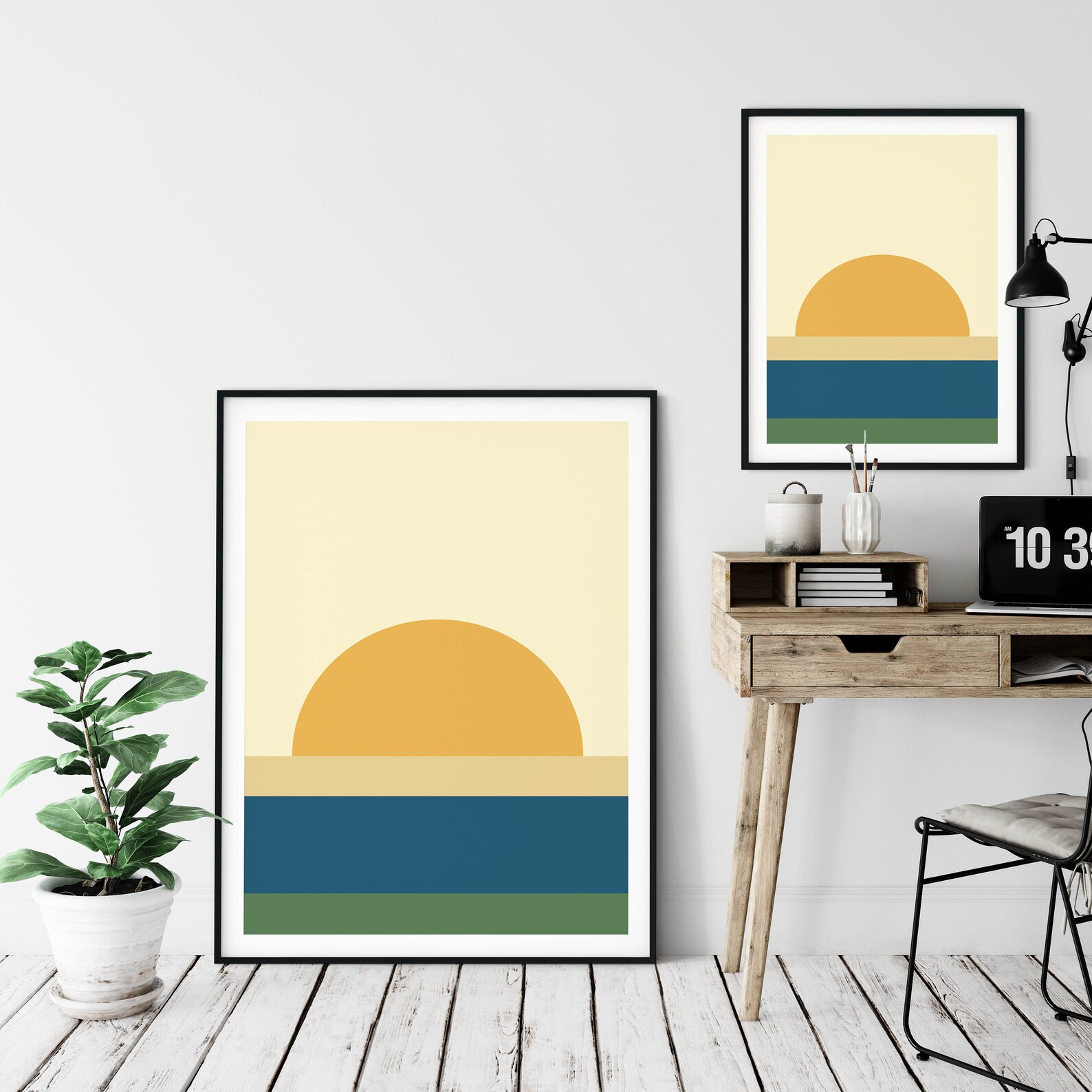 Abstract Beach Print PRINTABLE Wall Art Color Block Wall - Etsy