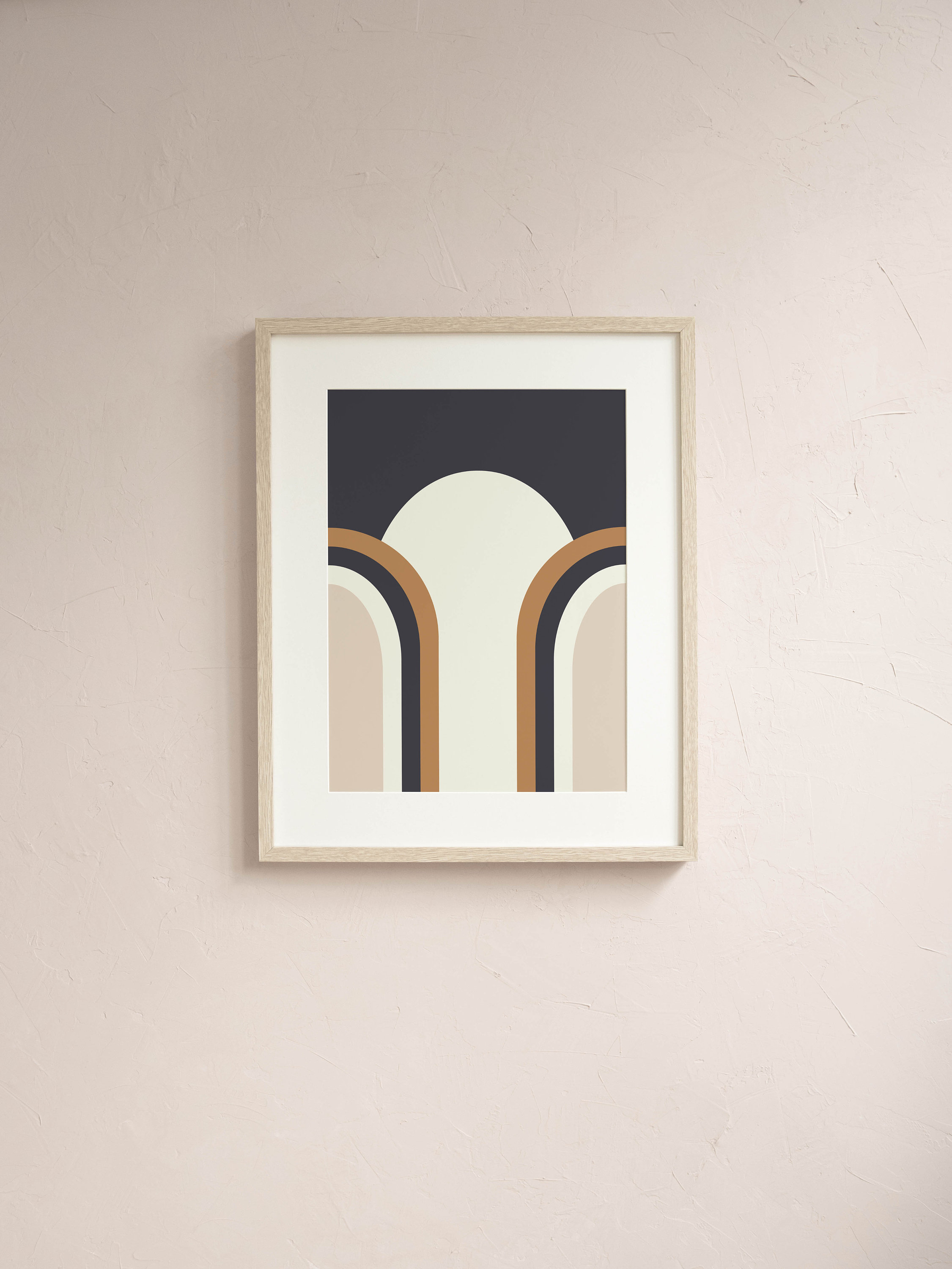 70s PRINTABLE Wall Art, Retro Art Print, Pink & Navy Digital Print ...